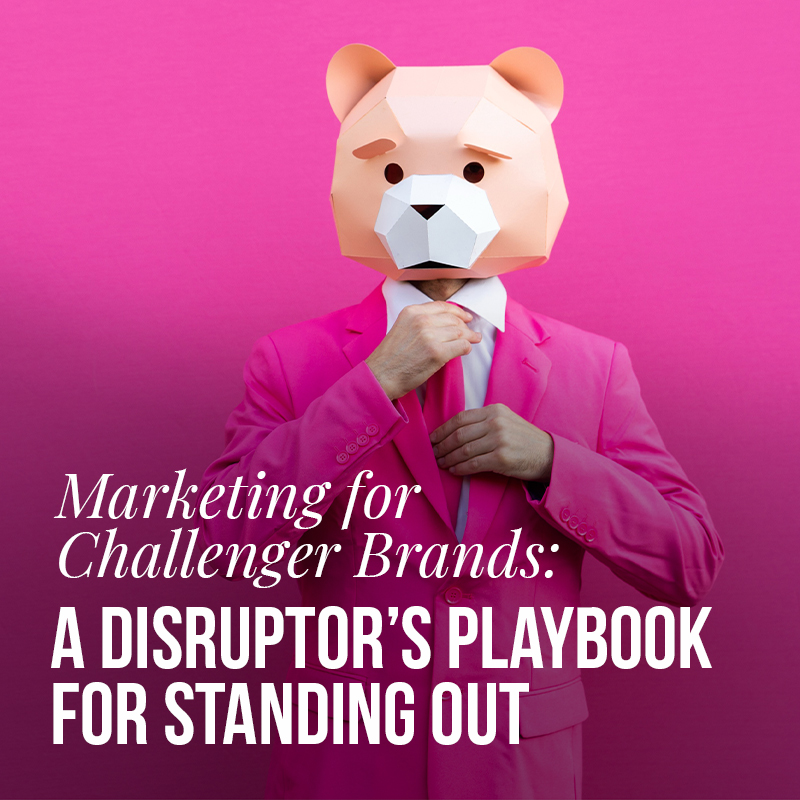 Marketing for Challenger Brands | The Disruptor’s Playbook by WrightObara